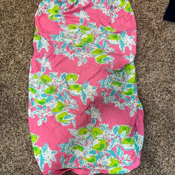 Lilly Pulitzer | Bedding | Lilly Pulitzer Pink And Green Tropical Sheet ...